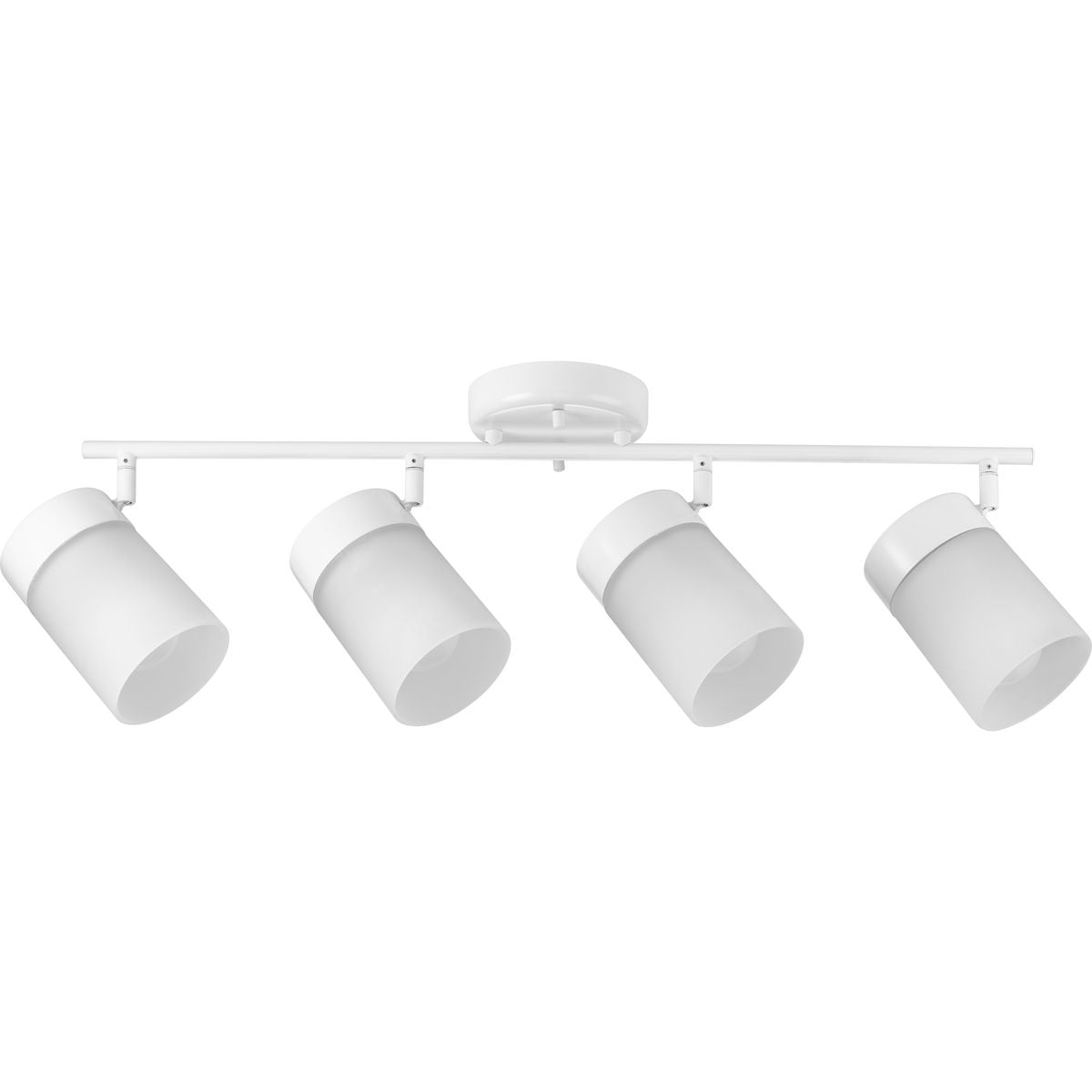 Ridgecrest Collection Satin White Four-Head Multi-Directional Track ...