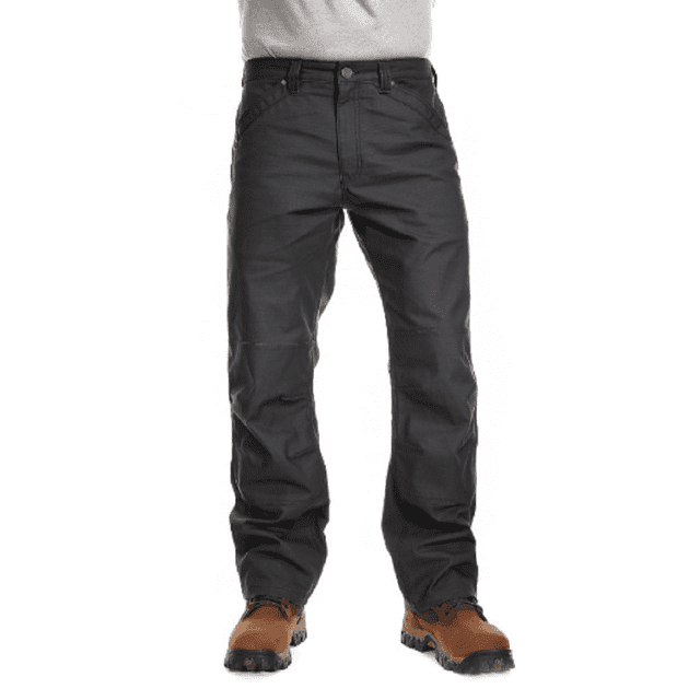 Ridgecut Men's Relaxed Fit Mid-Rise Ultra Work Pants, Obsidian, Size ...