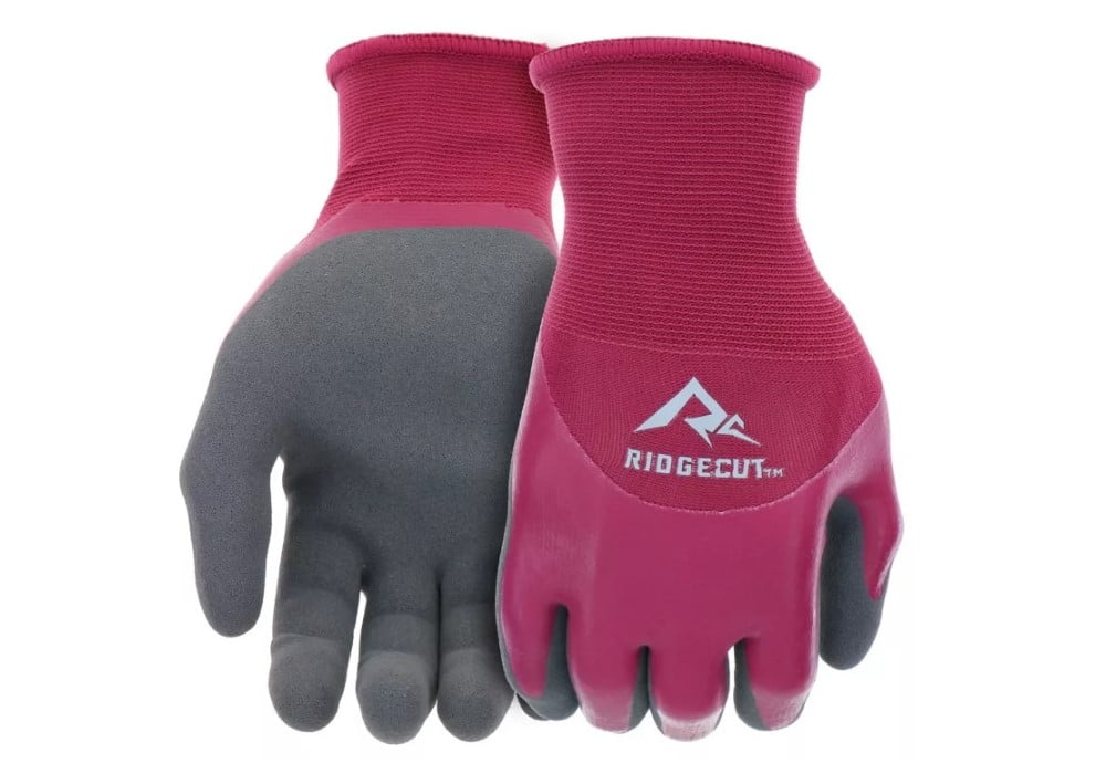 Ridgecut RC30309-WL Marble Red Water-Resistant Dual Coated Latex Work ...
