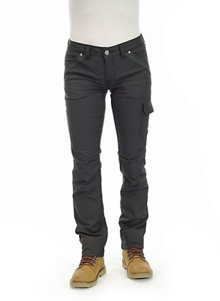 Ridgecut YLB-3115-GY Women's Mid-Rise Ultra Work Pants, Phantom, Size 4 ...