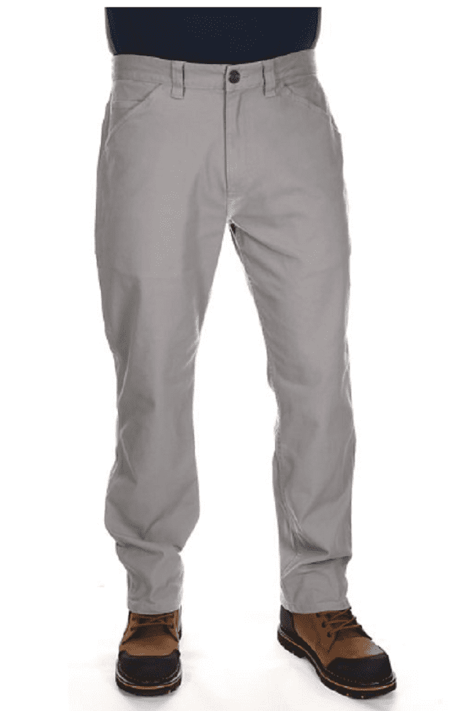 Ridgecut YMB-10271-TN Men's Straight Fit Canvas Work Pants, Frost Gray ...