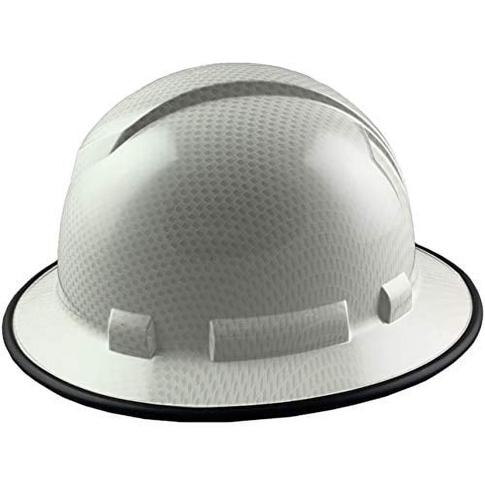 Ridgeline Full Brim Patterned Hardhat with Protective Edge with 4 Point ...