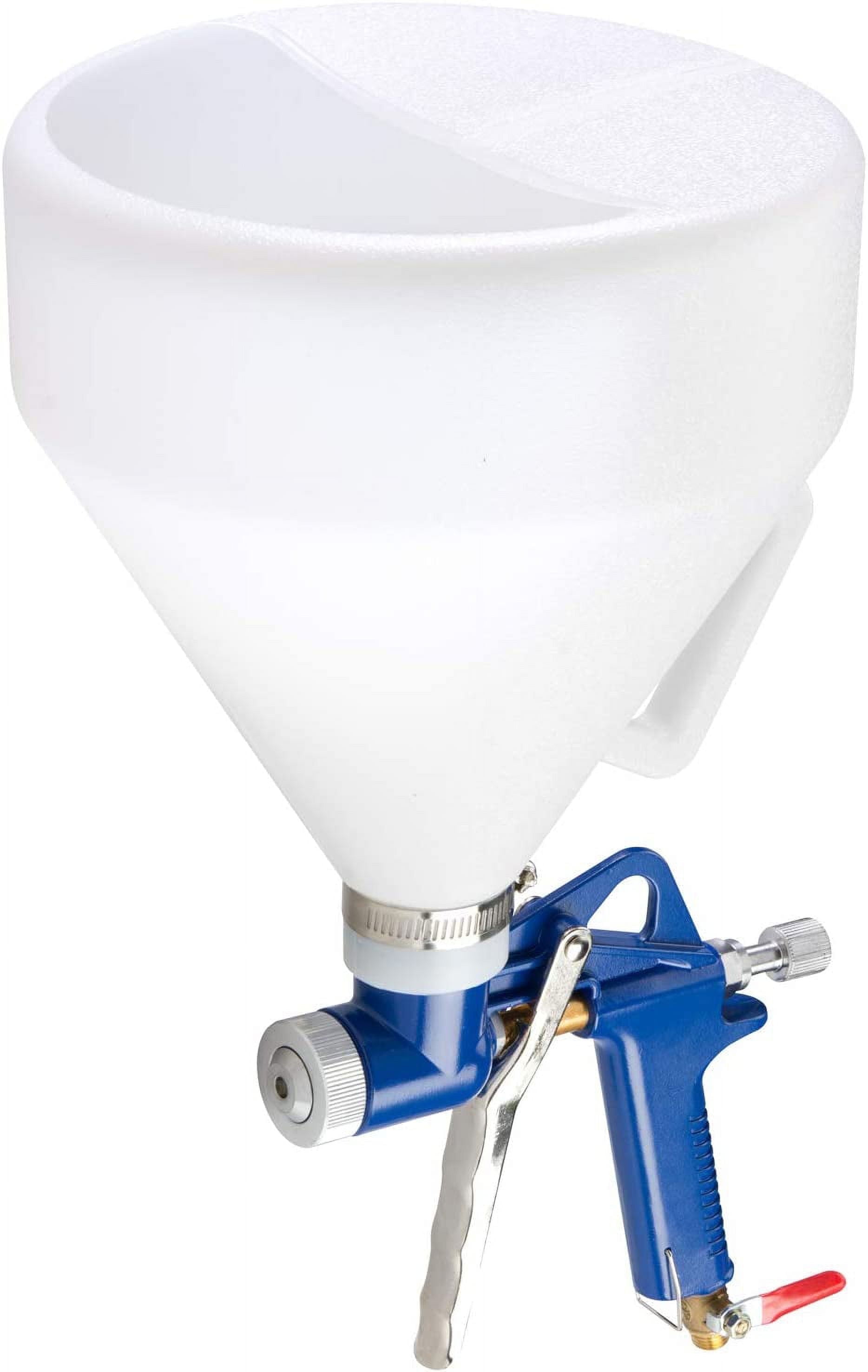 HILTEX Air Texture Gun, 1.32 Gallon Hopper, 3 Nozzles, Drywall Sprayer ...
