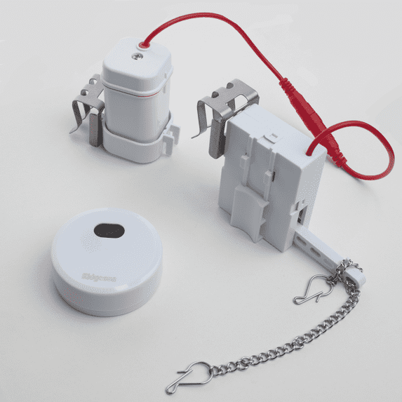 Ridgesun Automatic Touchless Toilet Flush Kit, Motor-Driven, Battery ...