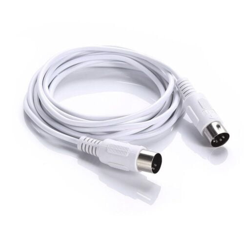 Ridgeyard MIDI Cable 5ft Male to Male 5 Pin DIN Plug Connector Music ...
