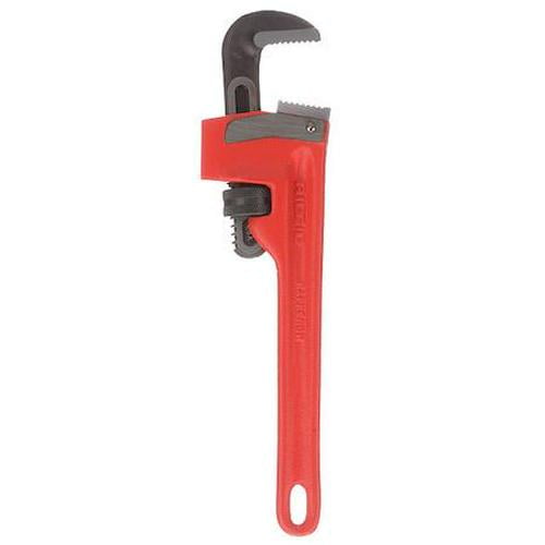Ridgid 10 in L 1 1/2 in Cap. Cast Iron Straight Pipe Wrench - Walmart.com