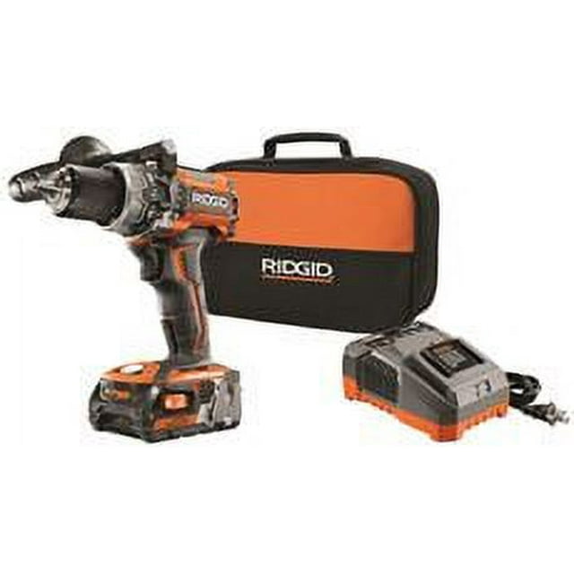 Ridgid 18-Volt Cordless Brushless Hammer Drill with Battery - Walmart.com