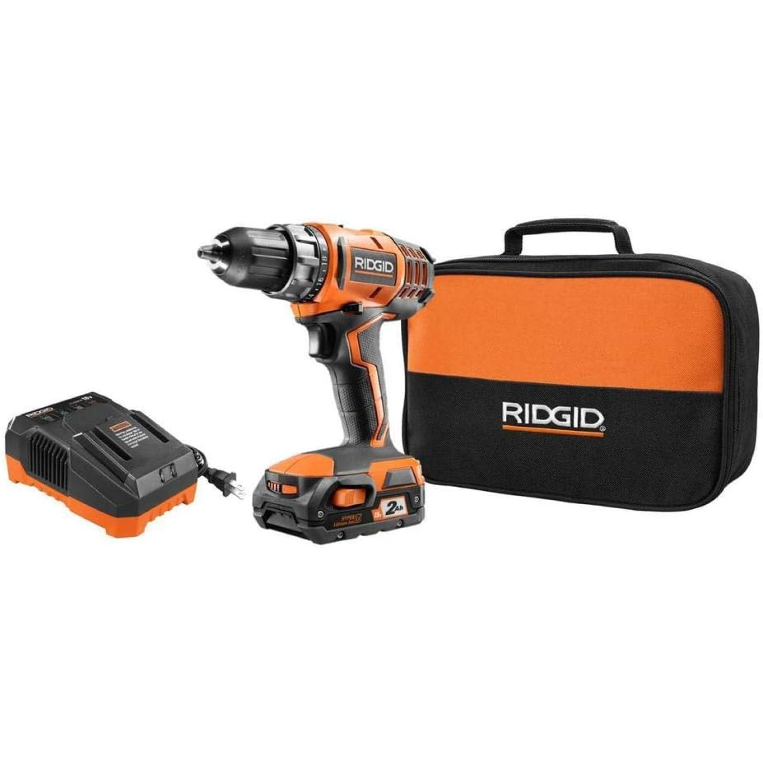 Ridgid 18V Lithium-Ion Cordless Sub-Compact 1/2-Inch Compact Drill ...