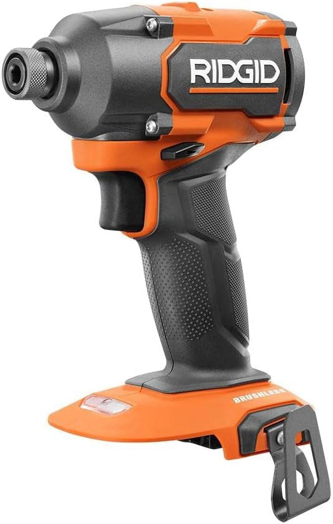 Ridgid 18v Brushless 3-Speed 1/4 in. Impact Driver (Tool Only, bulk ...