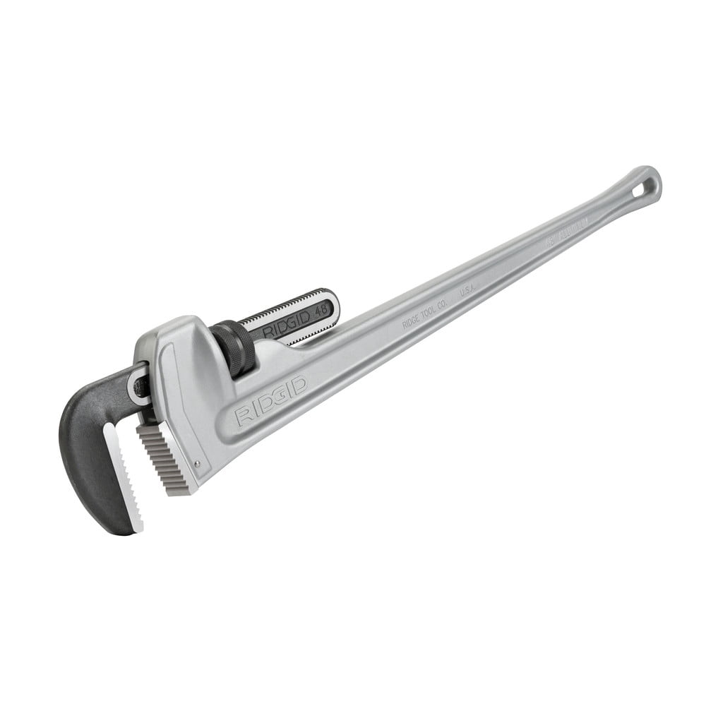 RIDGID #848 48" 6" Capacity Aluminum Straight Pipe Wrench, 31115 ...