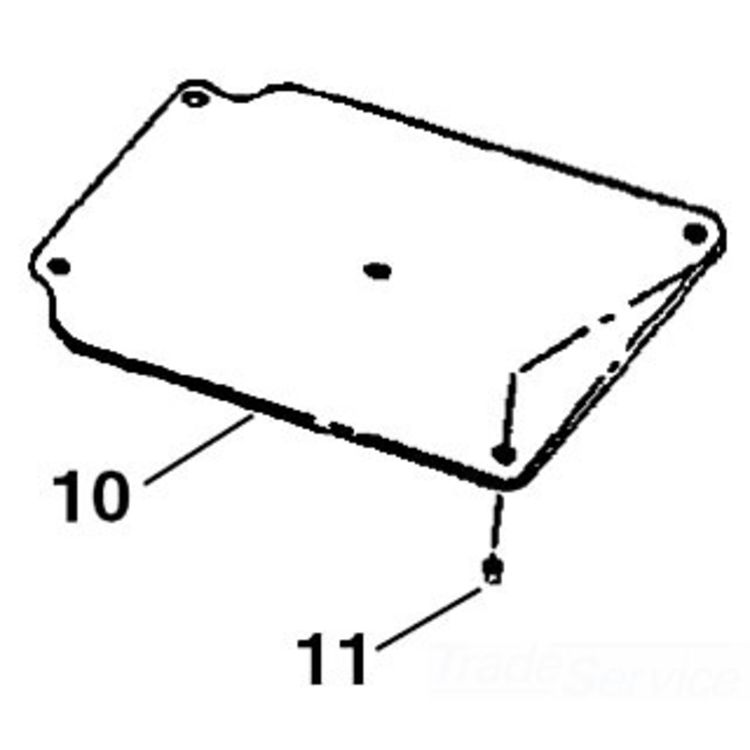 Ridgid 61937 Cover, Bottom 1233/300CPT - Walmart.com