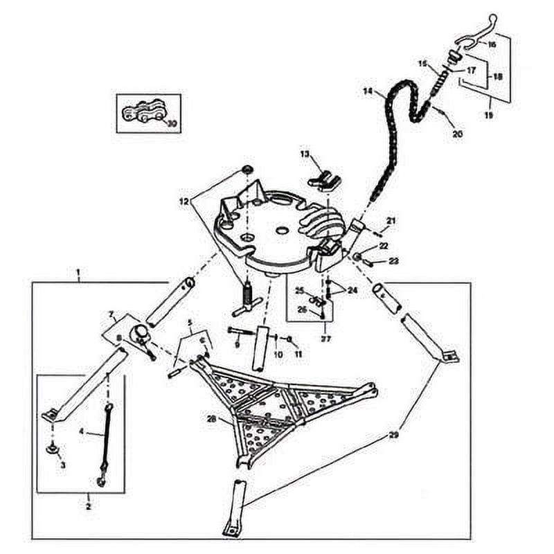 Ridgid Roll Pin for Vise 41035 - Walmart.com