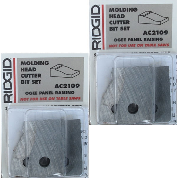 Ridgid Shaper PC Ogee Panel Raising Cutter (2 Pack) - AC2109-2PK ...