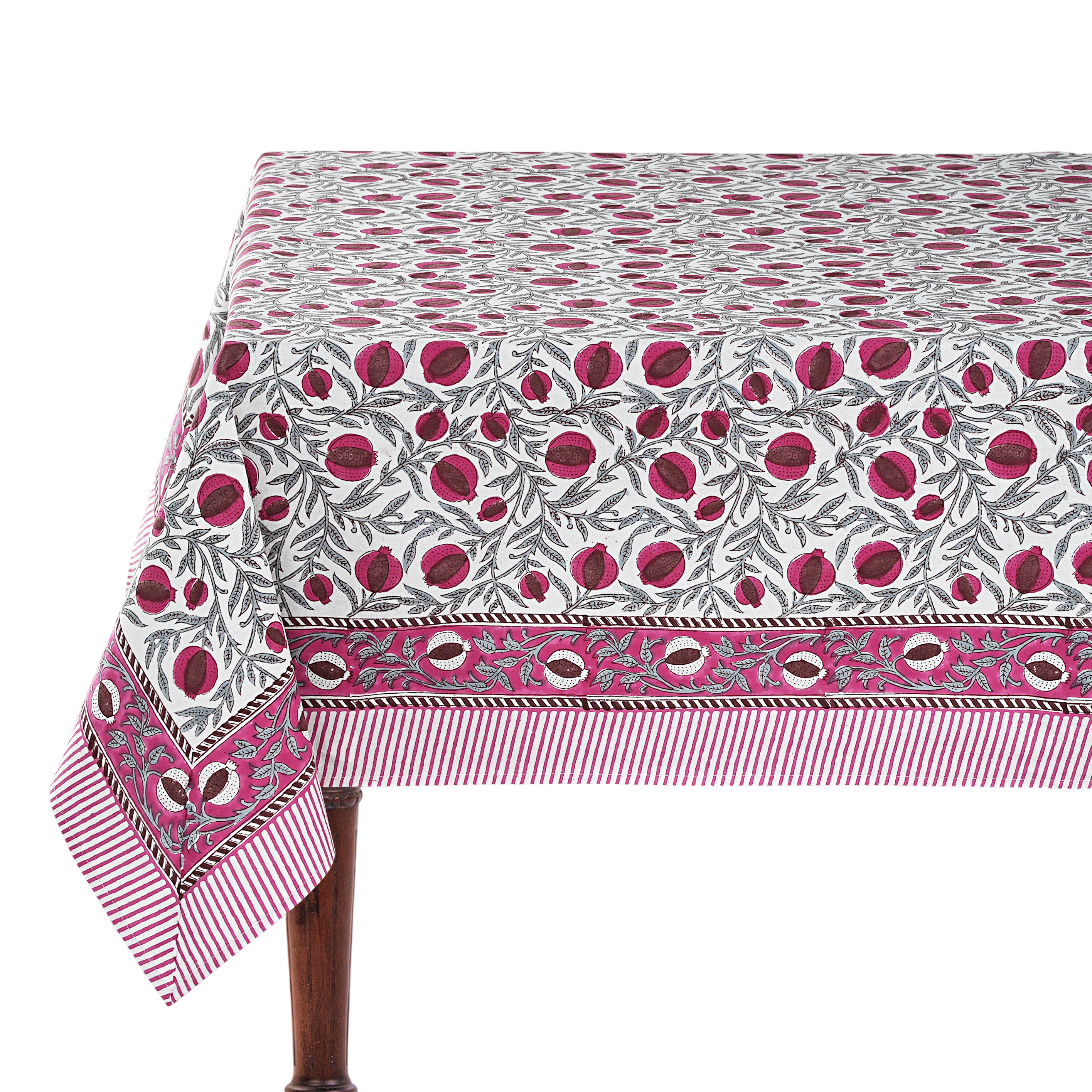 Ridhi - Sangria Red and Cerise Pink 70x108 Inch rectangle Cotton indian ...