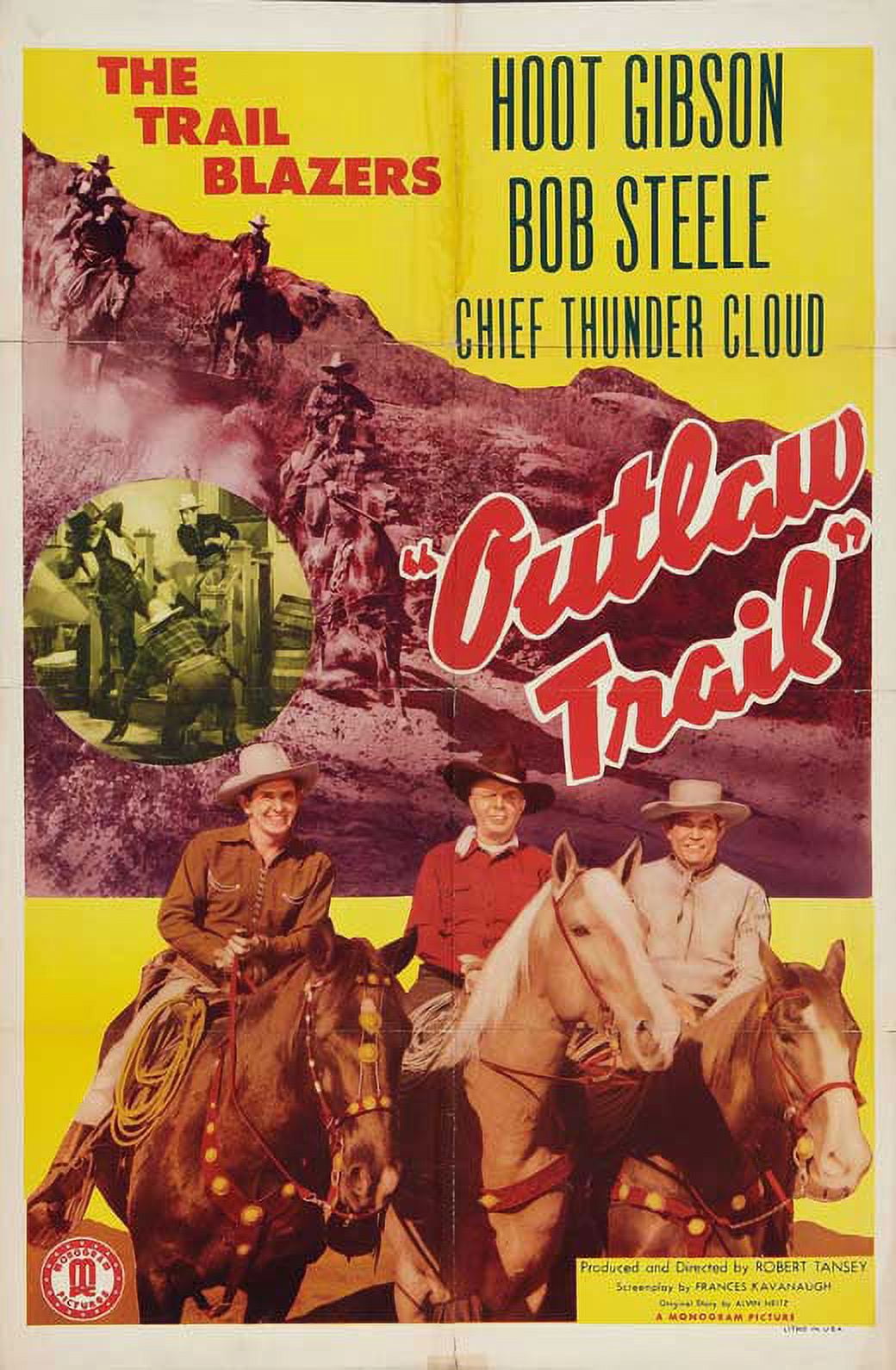 Ridin' the Outlaw Trail - movie POSTER (Style A) (11" x 17") (1951 ...