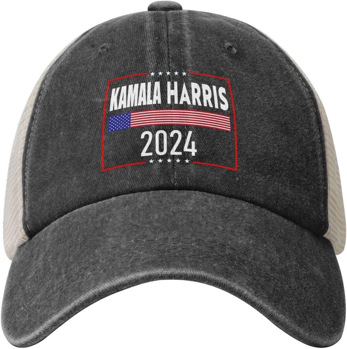 Ridin with Kamala Harris - 2024 Election Mesh Baseball Cap Fashionable ...
