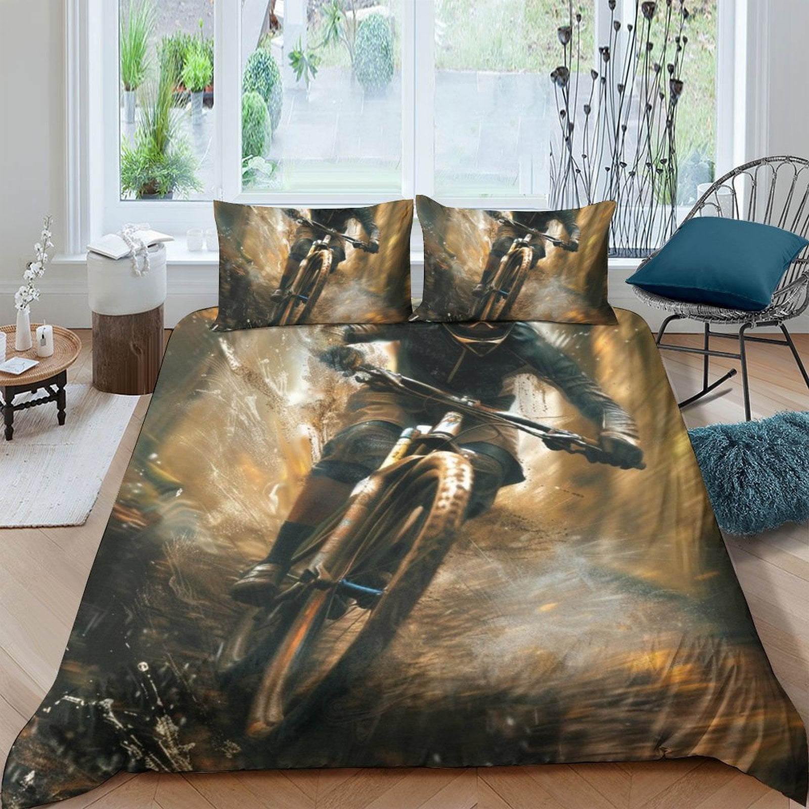 Riding Bedding Set Comforter Covers 3D Printed Quilt Cover Duvet Cover ...