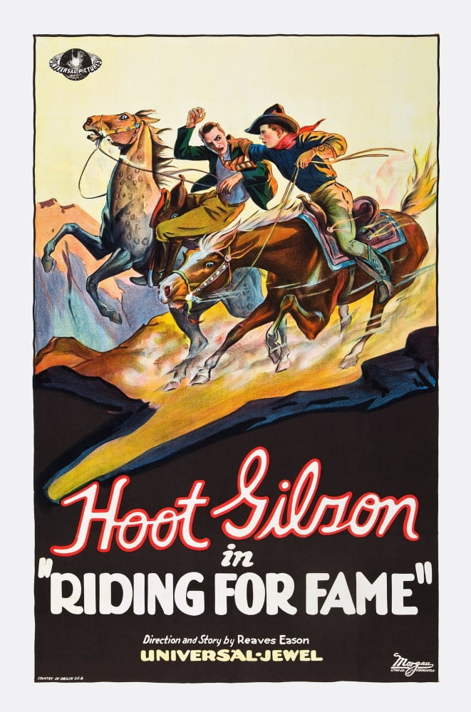 Riding For Fame Hoot Gibson 1928. Movie Poster Masterprint (11 x 17 ...