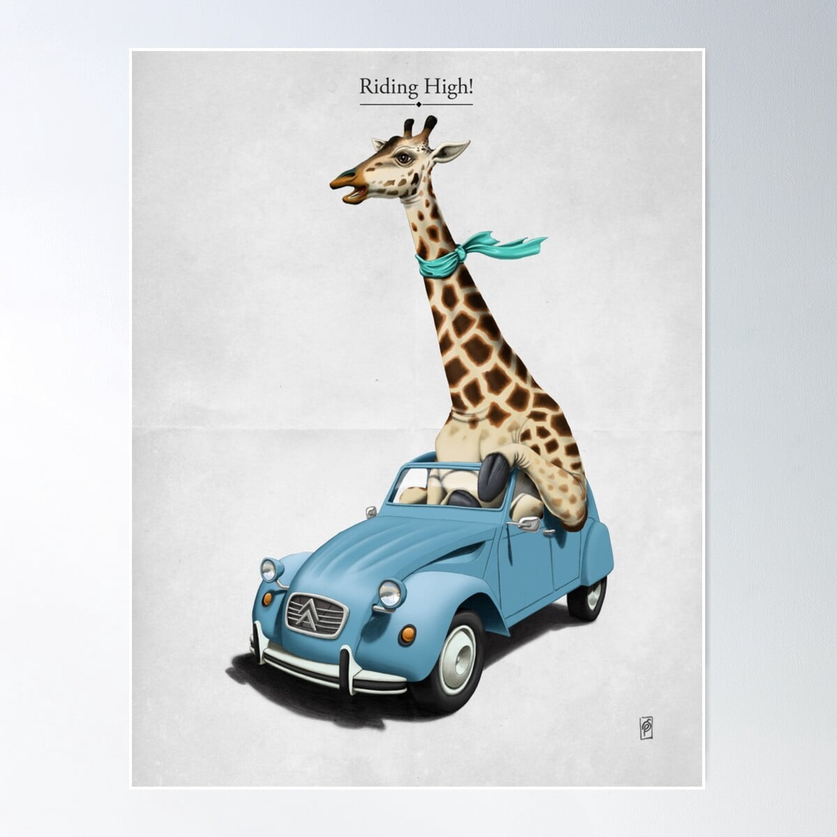 Riding High! Poster Wall Art, Modern Wall Decor For Living Room Bedroom ...