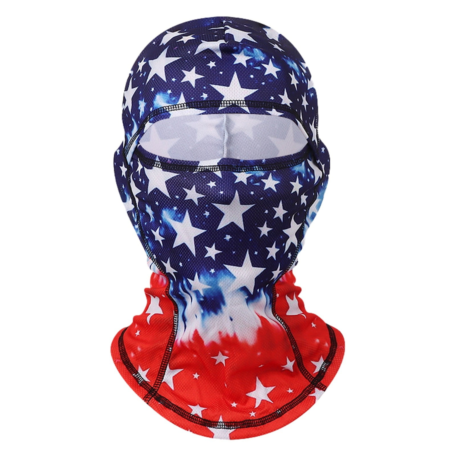 Riding Hood Flag Printing Sports Sweat Absorption Full Face Sun Riding ...