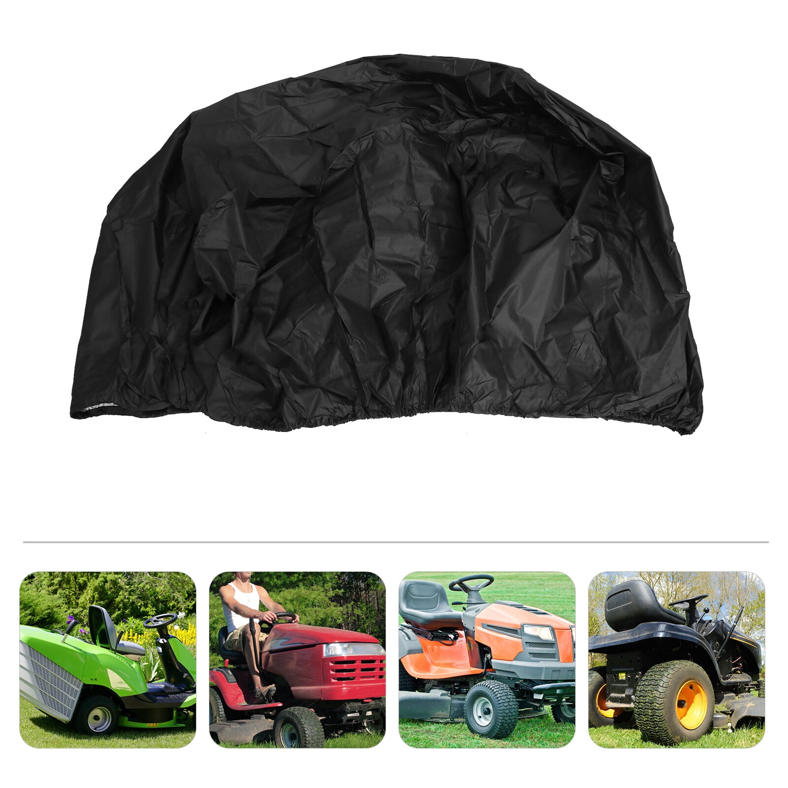 Riding Lawn Mower Cover, Heavy Duty Waterproof Polyester Oxford Tractor ...