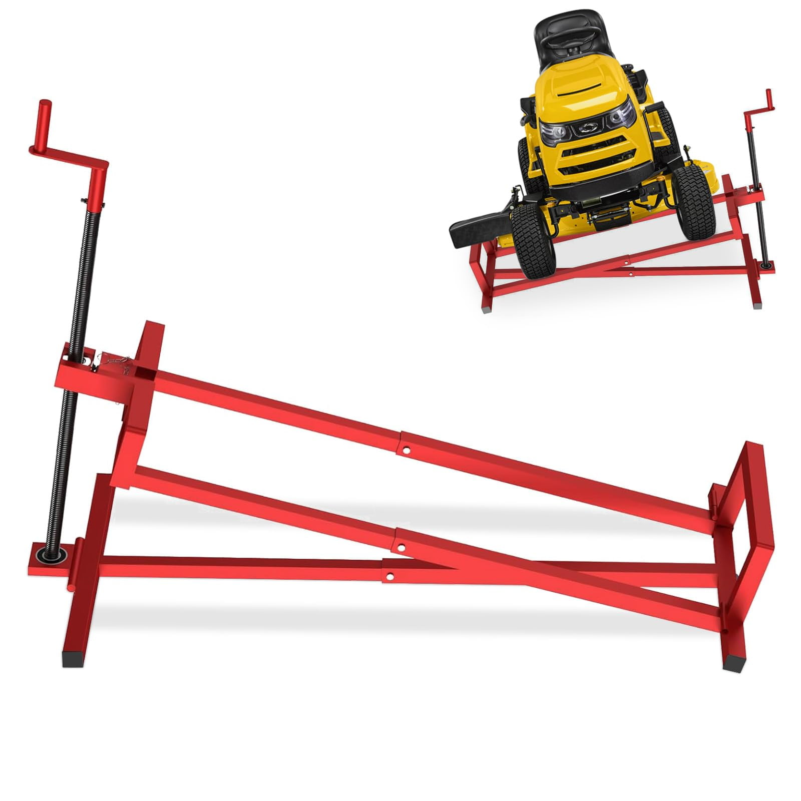 Riding Lawn Mowers Lift for Riding Tractors, 880 Lbs Capacity Lawn ...