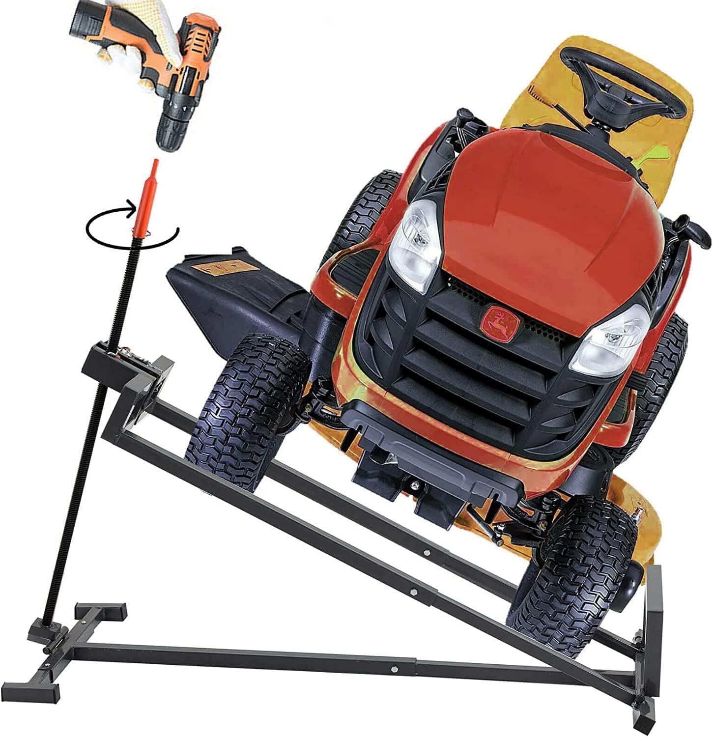 Riding Mower Jack Lawn Tractor Lift 882LBS Capacity Zero Turn Lawn ...