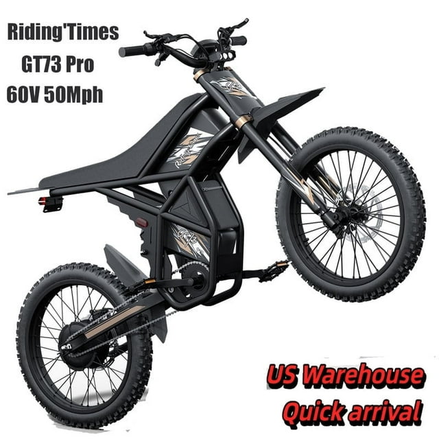 50Mph Riding'times GT73 Pro Electric Bike for Adults,3000W(Peak) Dual ...