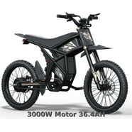 Riding'times GT73 Electric Dirt Bike for Adults, 37MPH 48V36.4AH 2400W 1747Wh Dual Battery Ebike ...