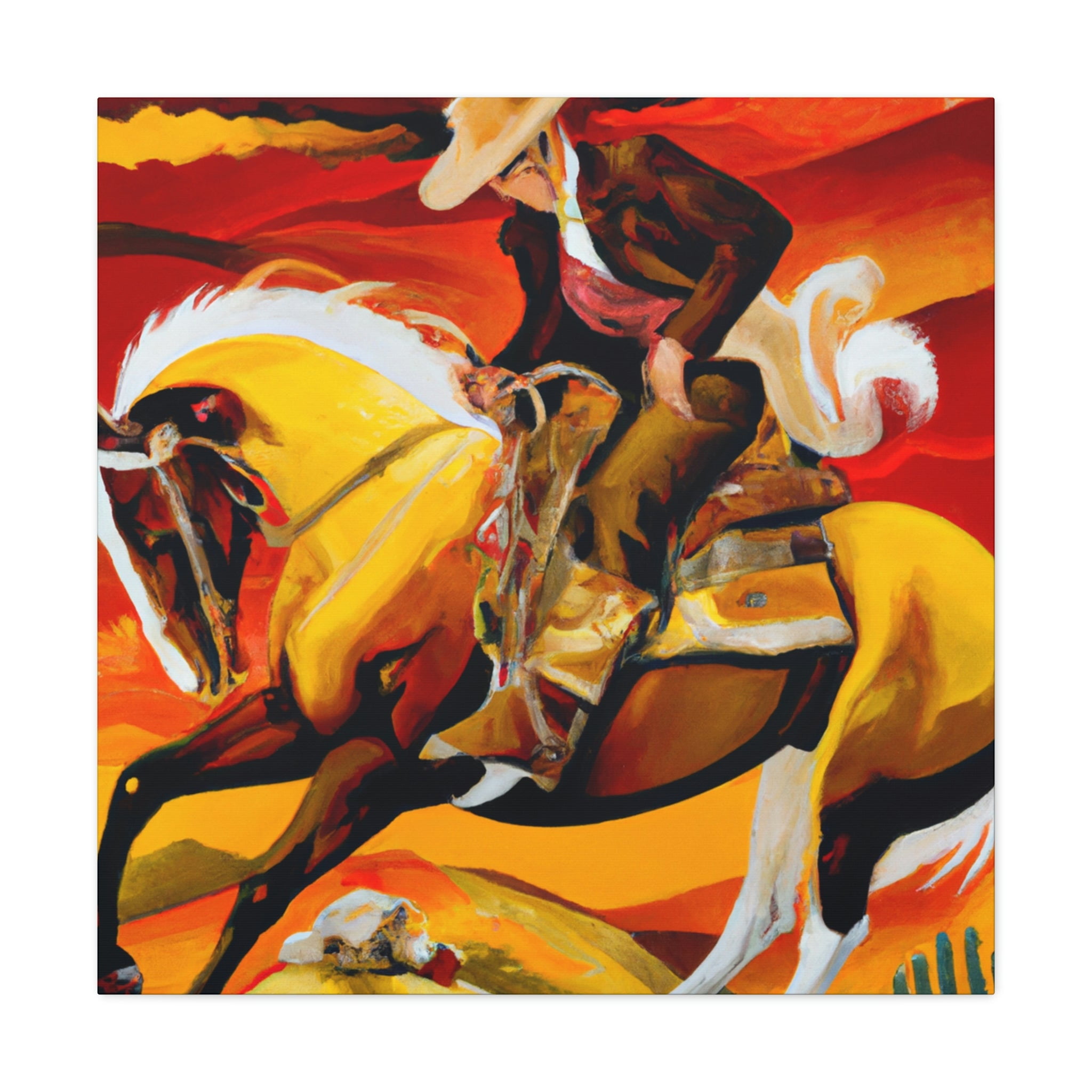 "Riding into Sunset" - Canvas - Walmart.com