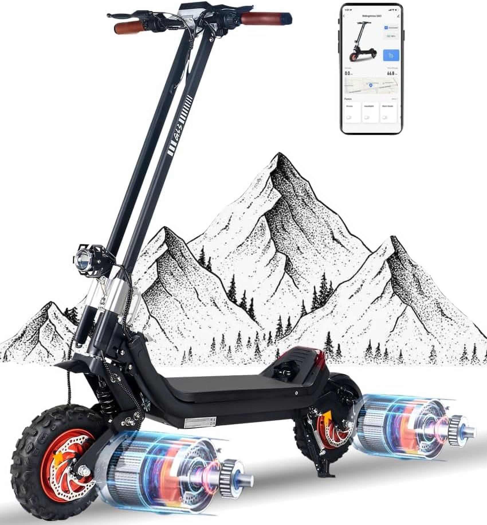 Riding'times 2400W Off Road Electric Scooter with Smart APP, 11 Inch ...