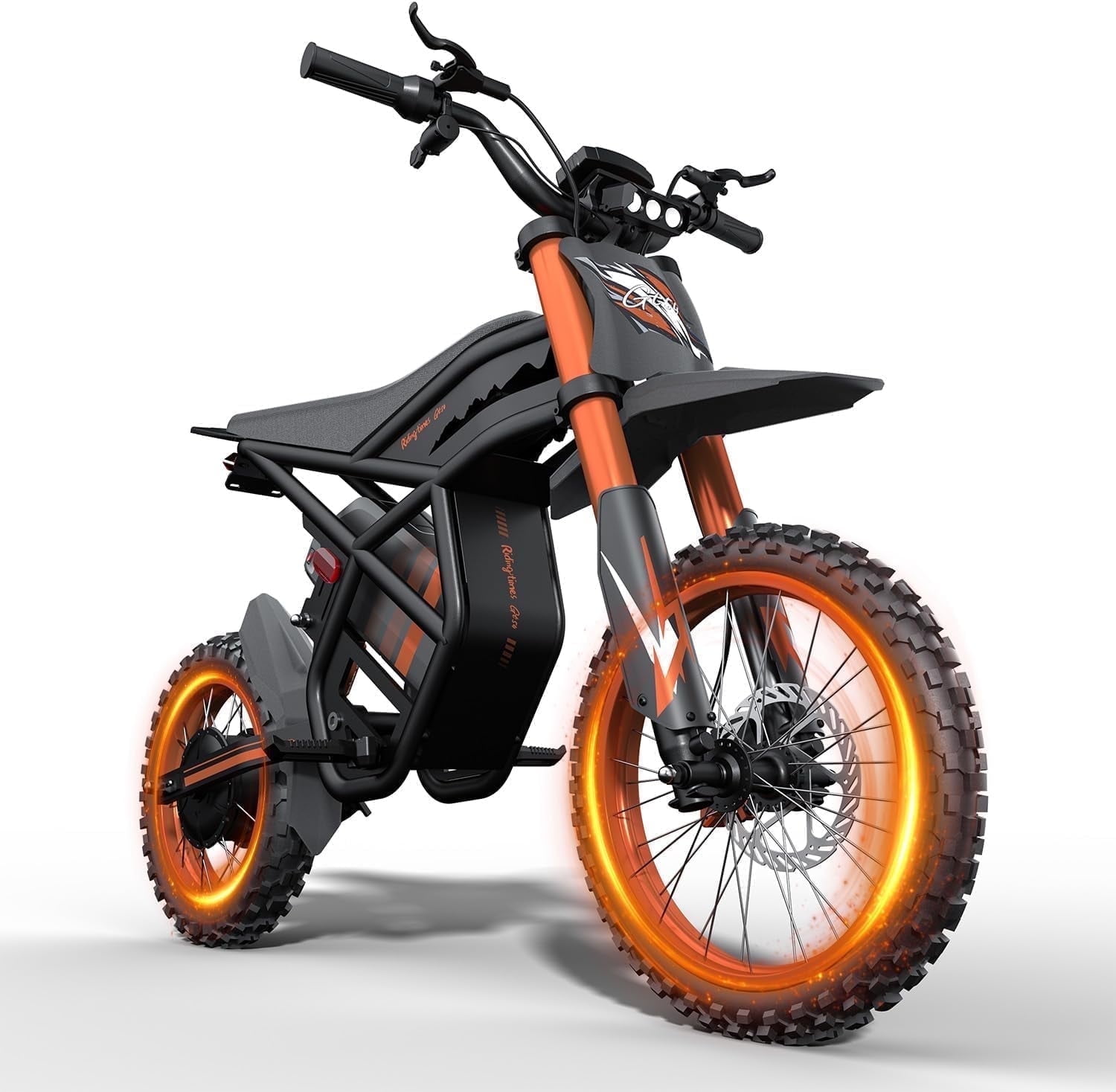 Riding'times GT54 Electric Dirt Bike for Teens, 40MPH 48V 27AH, With 14 ...