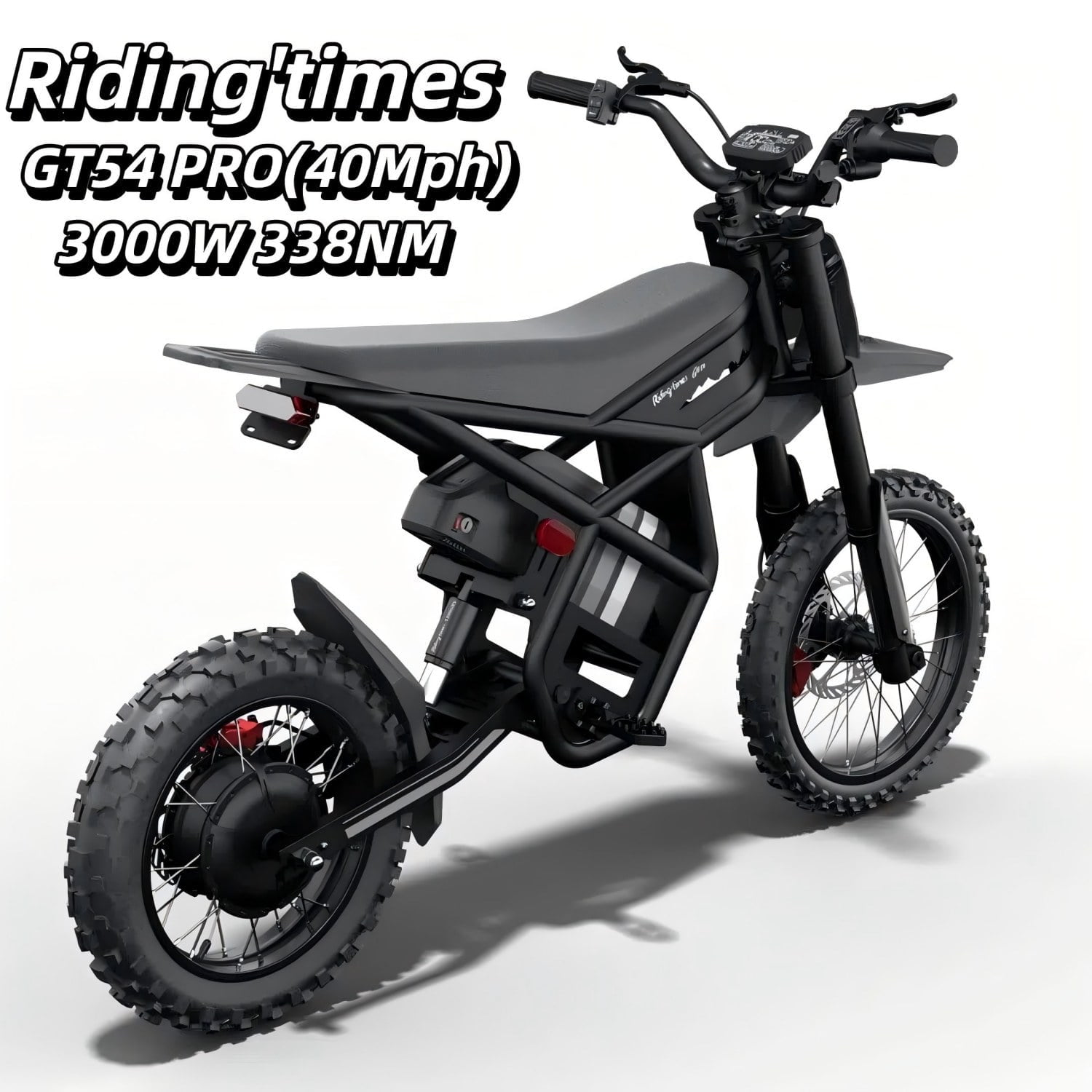 Riding'times GT54 Pro Electric Dirt Bike for Teens Adults, 60V 25AH ...