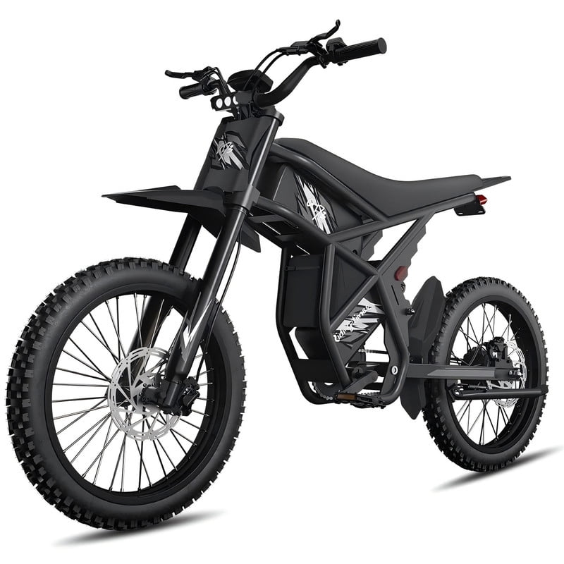 Riding'times GT73 Electric Dirt Bike for Adults, 37MPH 48V36.4AH 2400W ...