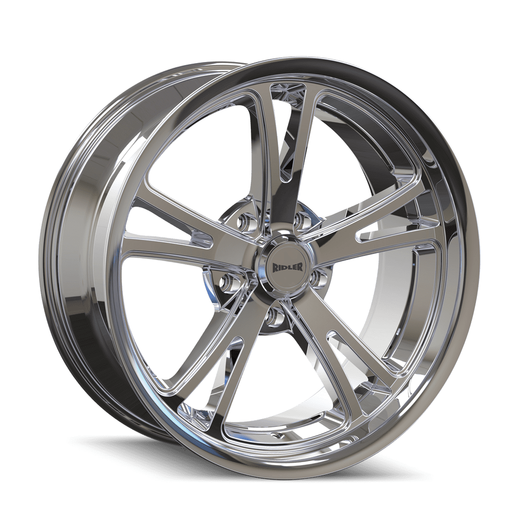 Ridler 606 18X8 5X120.65 0Et 83.82Cb Chrome - Walmart.com