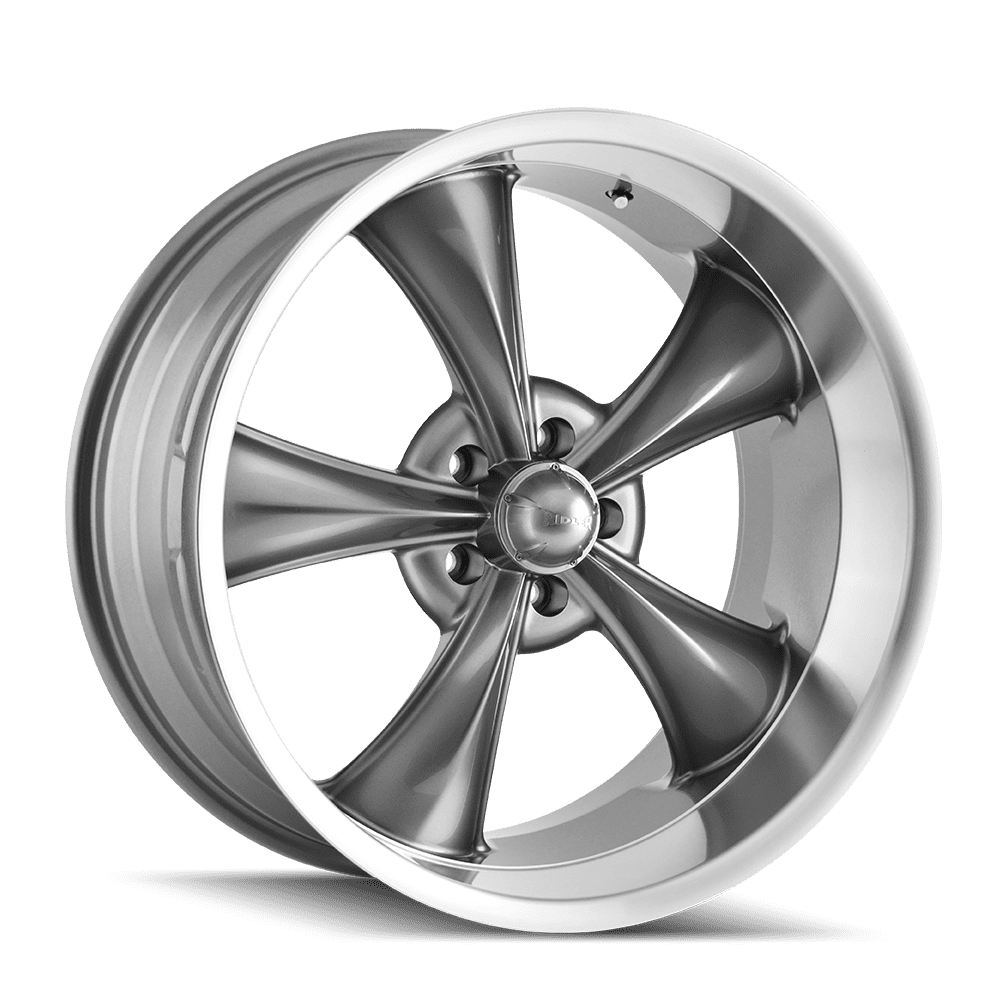 Ridler 695 18X9.5 5X127 6Et 83.82Cb Grey W/Machined Lip - Walmart.com