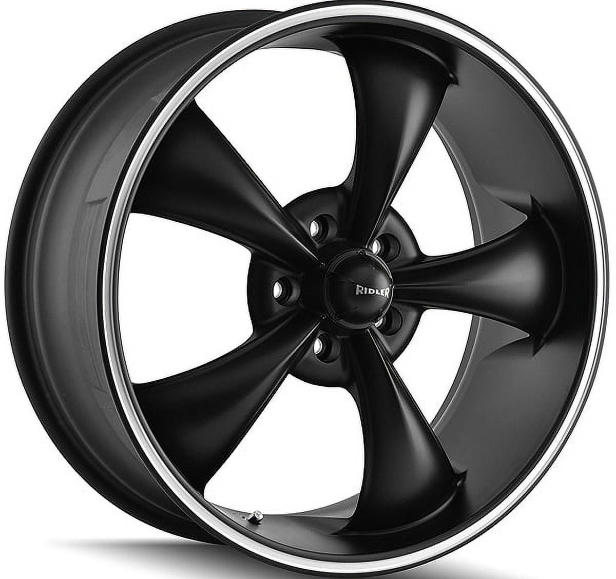 Ridler 695 20x10 5x120 +38mm Matte Black Wheel Rim - Walmart.com