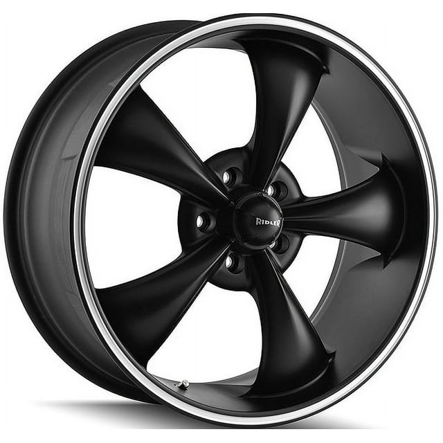 Ridler 695 20x10 5x120 +38mm Matte Black Wheel Rim - Walmart.com