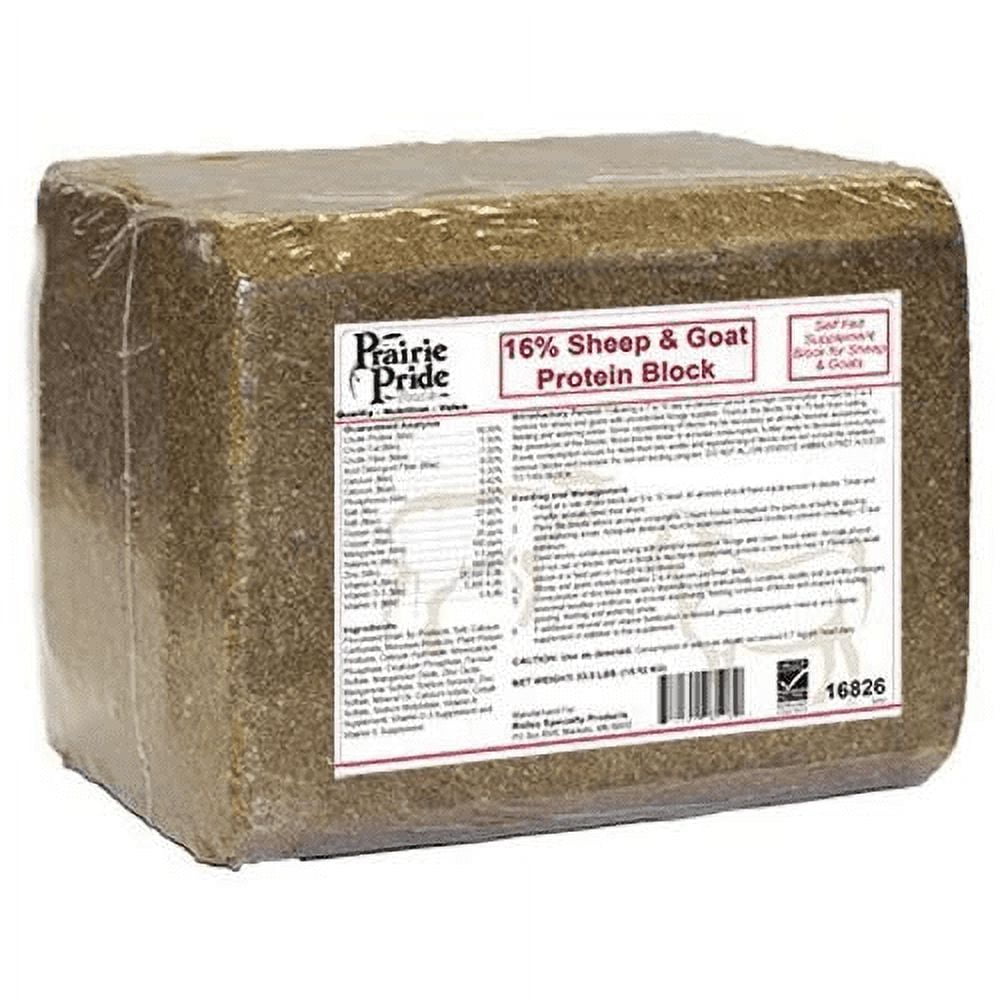 Ridley Sheep and Goat Outdoor Protein Block for Pasture Diets, 33lb ...