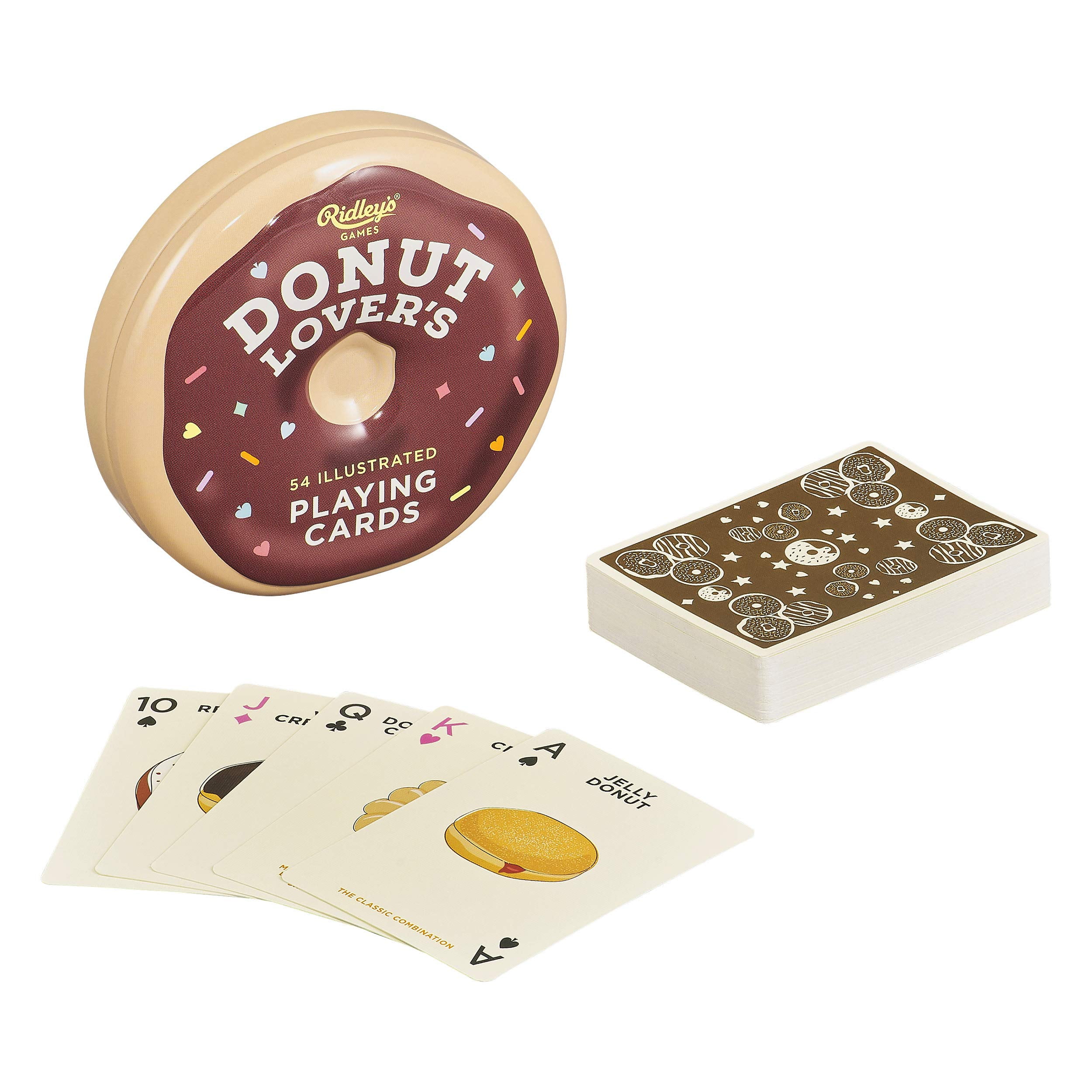 Ridley’s Donut Lover’s Deck of Index Playing Cards - 52 Beautifully ...