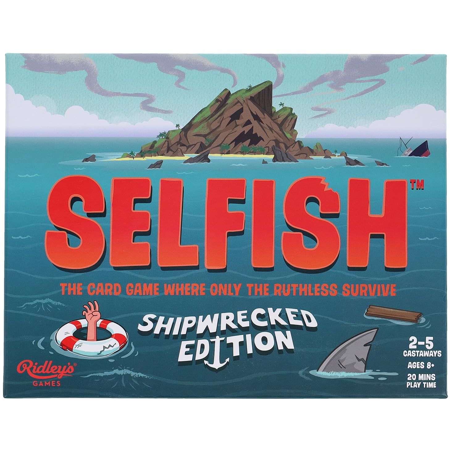 Ridley's Games: Selfish- Shipwrecked KEF16 Edition Card Game | Play Party Game for Groups ...
