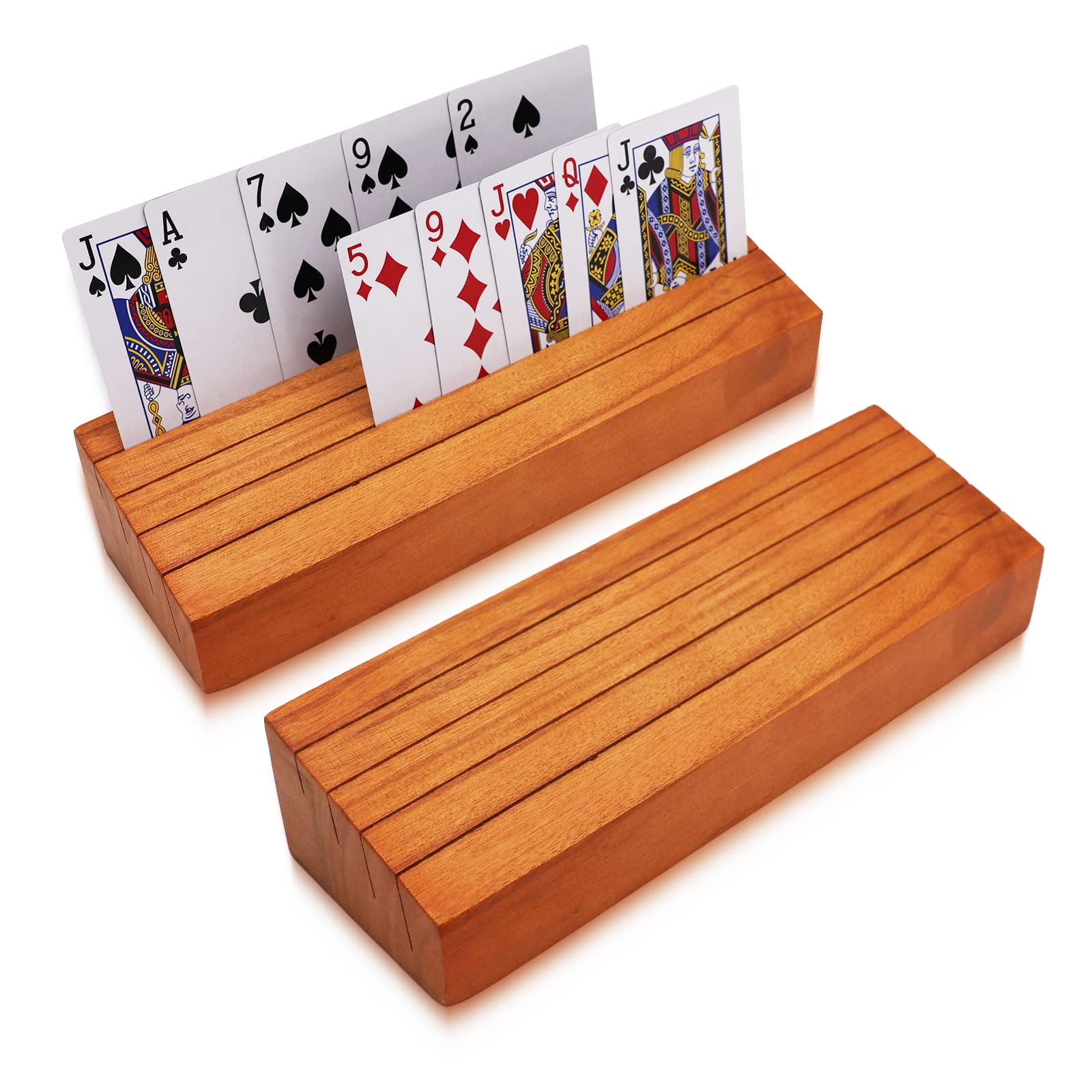 Iswabard Card Deck Stand TSF6 Set of 2 Playing Cards Holder for Kids ...