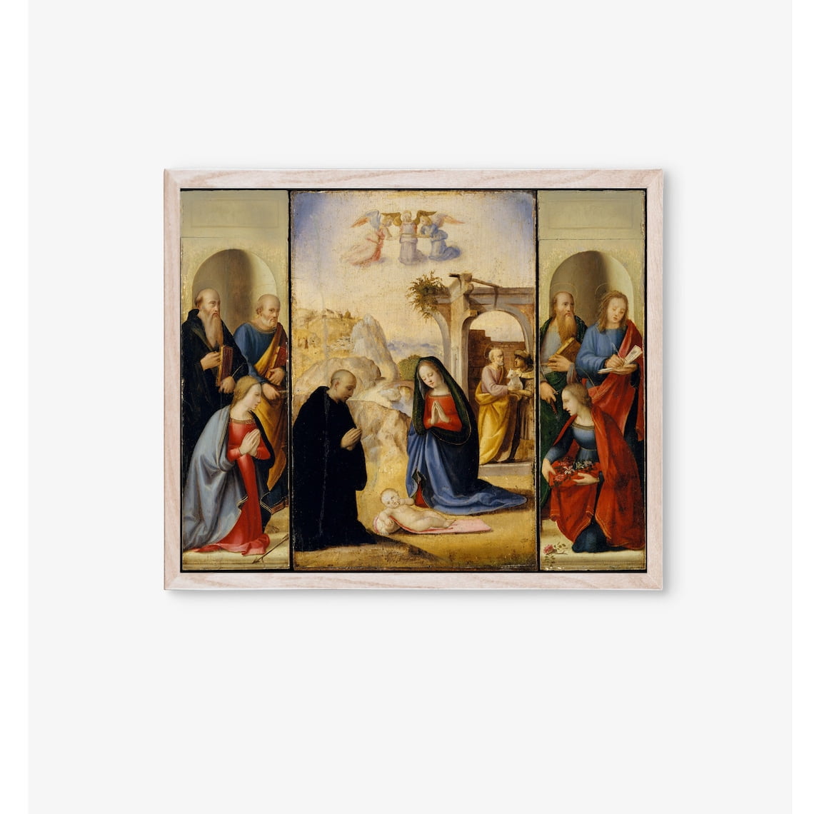 Ridolfo'S Nativity With Saints, Nativity Scene, Museum Posters ...