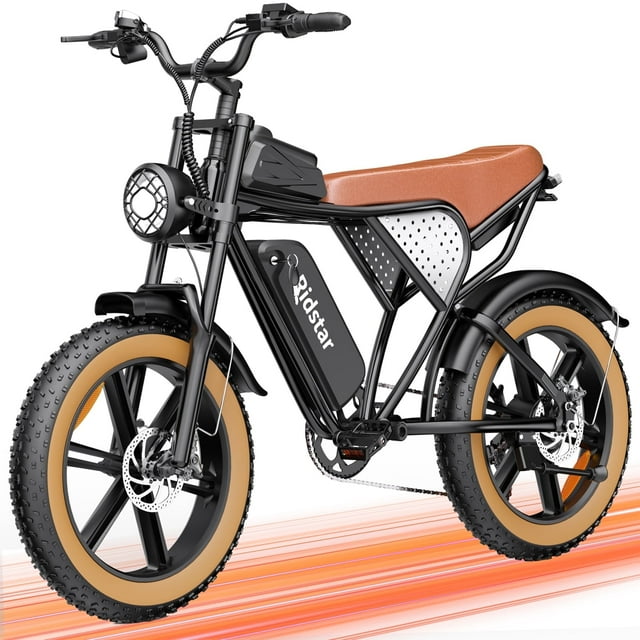 Ridstar Q20 Fat Tire Electric Bikes for Adults,1200W 48V 15.6Ah ...