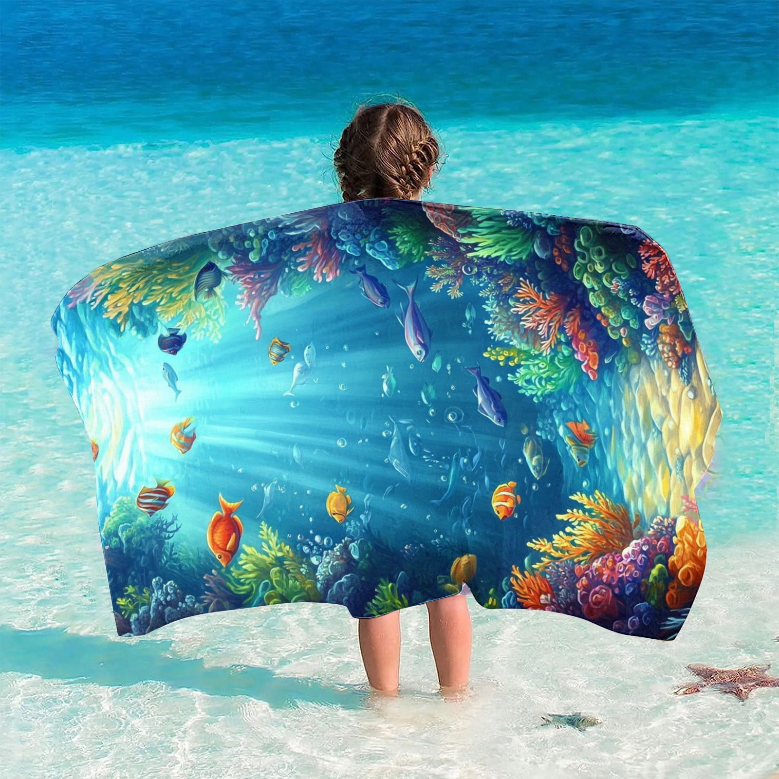 Riecok Beach Towels Clearance 2025 New Lightweight Compact Beach ...