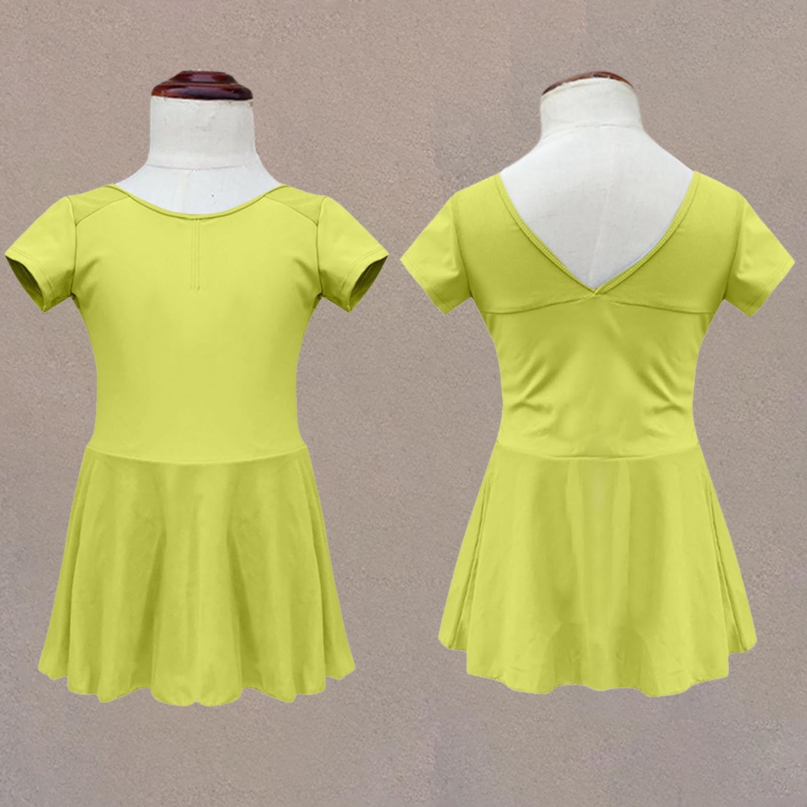 Riecok Girls Ballet Leotard Dancewear (3-16 Years) Kids Professional ...