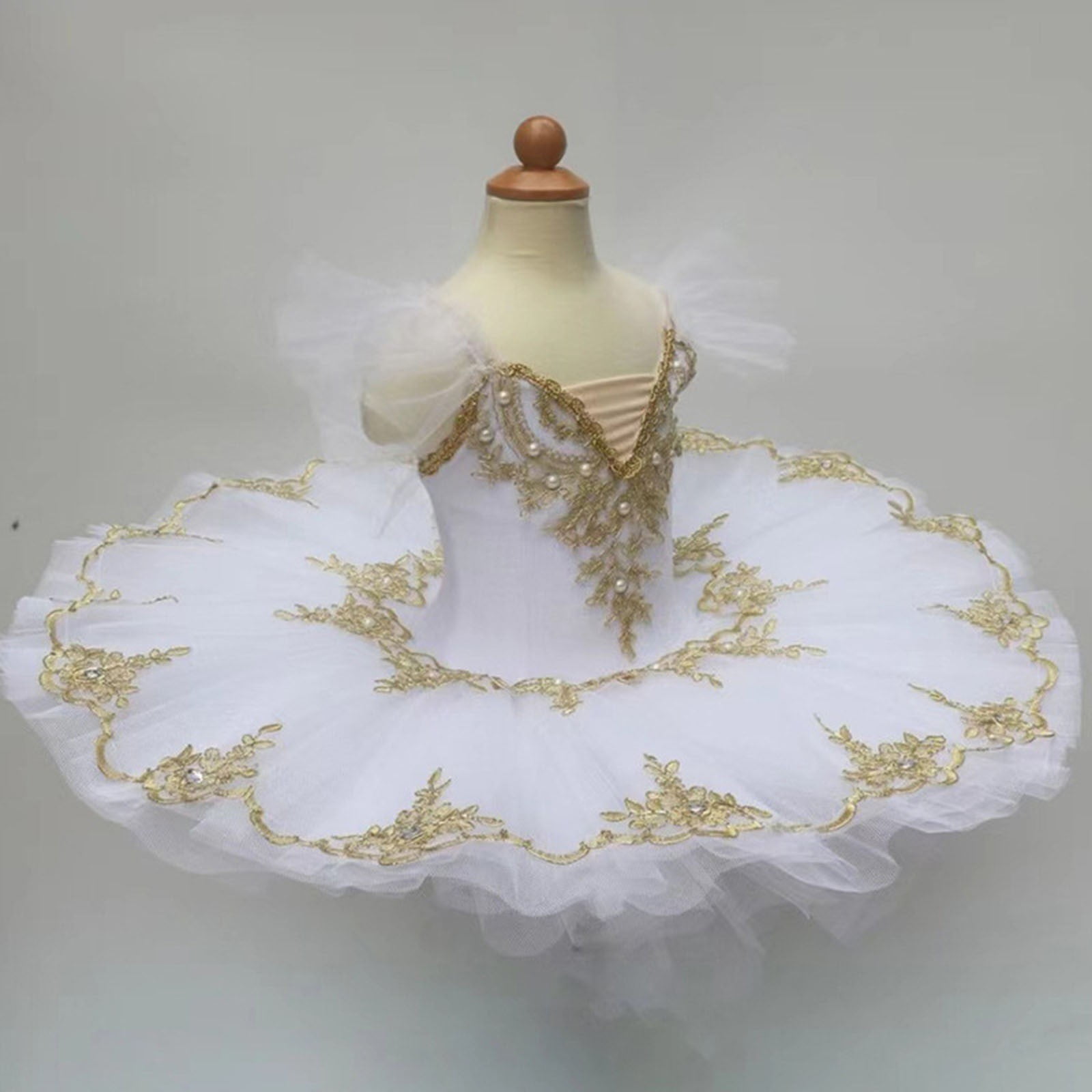 Riecok Girls Black Ballet Classical Dance Skirt Performance Costume ...