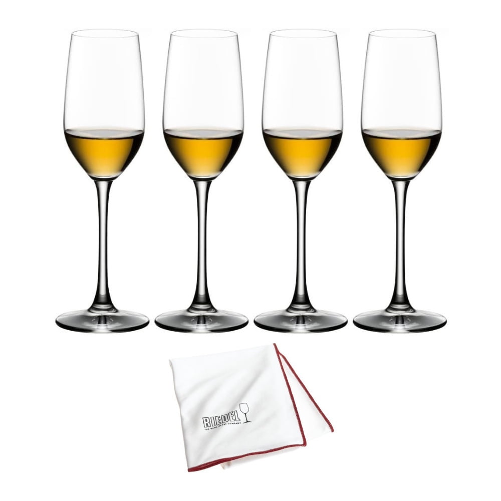 Riedel Bar Ouverture Tequila Glasses with Large Microfiber Polishing ...