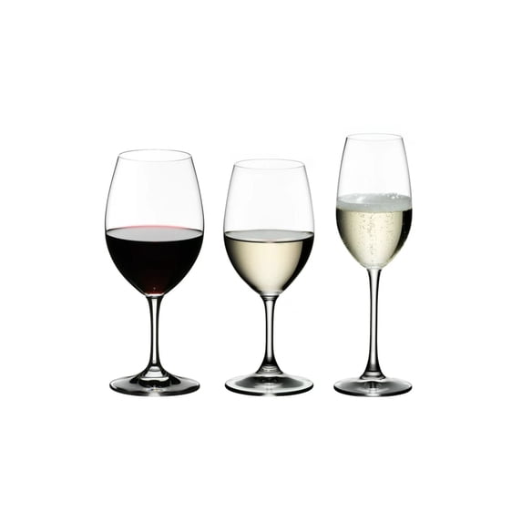 Riedel Ouverture Wine Glass Set, 12 Pieces, Red, White & Champagne ...