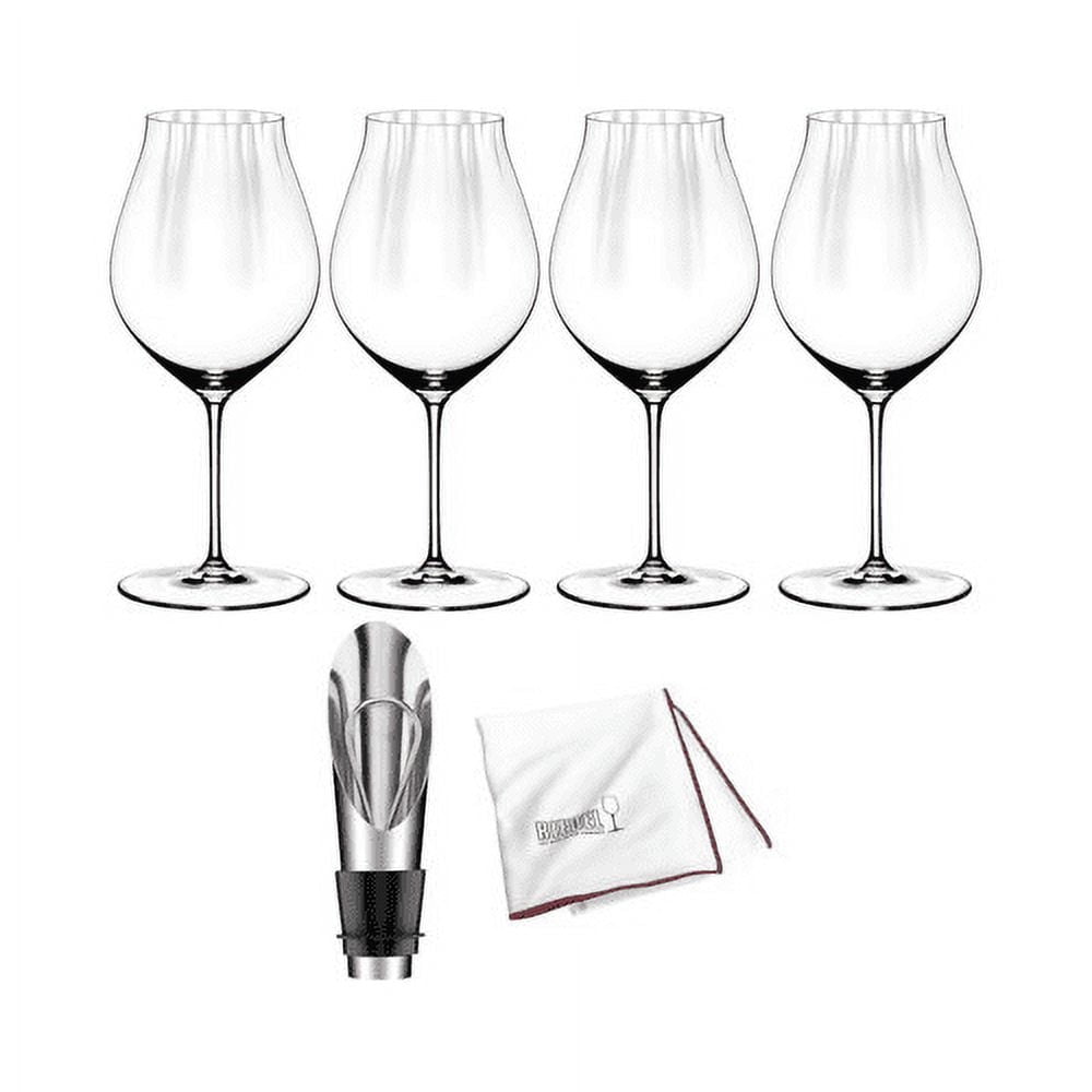 Riedel Performance Pinot Noir Wine Glass (4-Pack) with Large Polishing ...